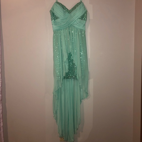 Deb | Dresses | Deb High Low Sequin Dress Size 56 | Poshmark